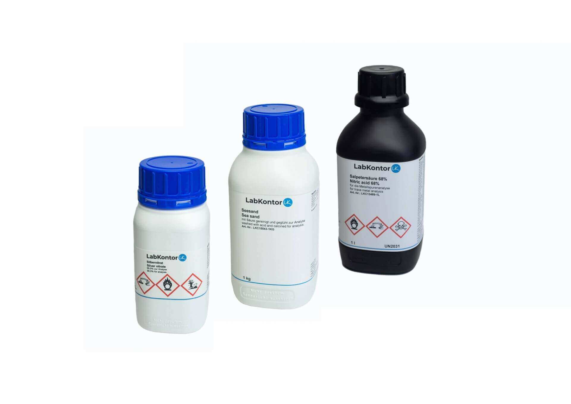 Kaliumhydroxid - Plätzchen 85% zur Analyse | 1 kg | PE | LKC17621-1KG